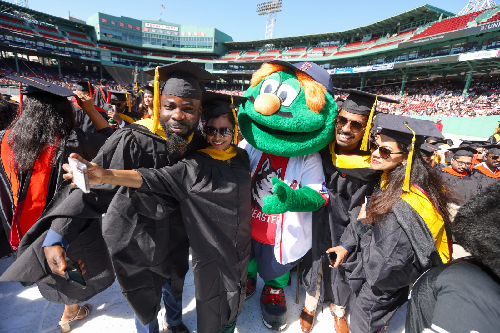 Graduate Ceremony at Fenway - Northeastern Commencement