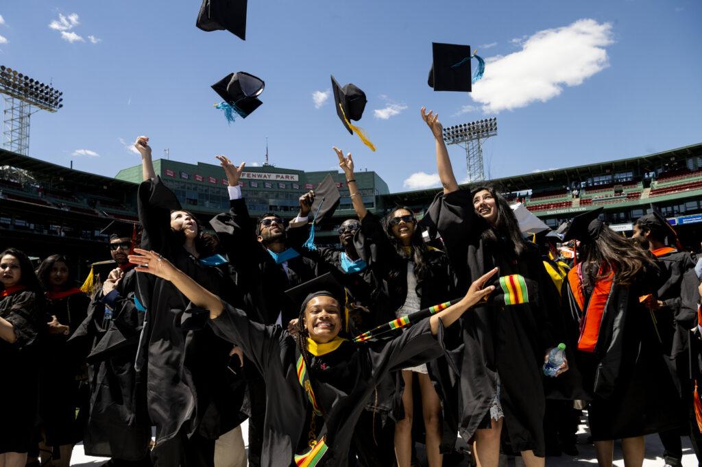 Graduate Ceremony at Fenway - Northeastern Commencement